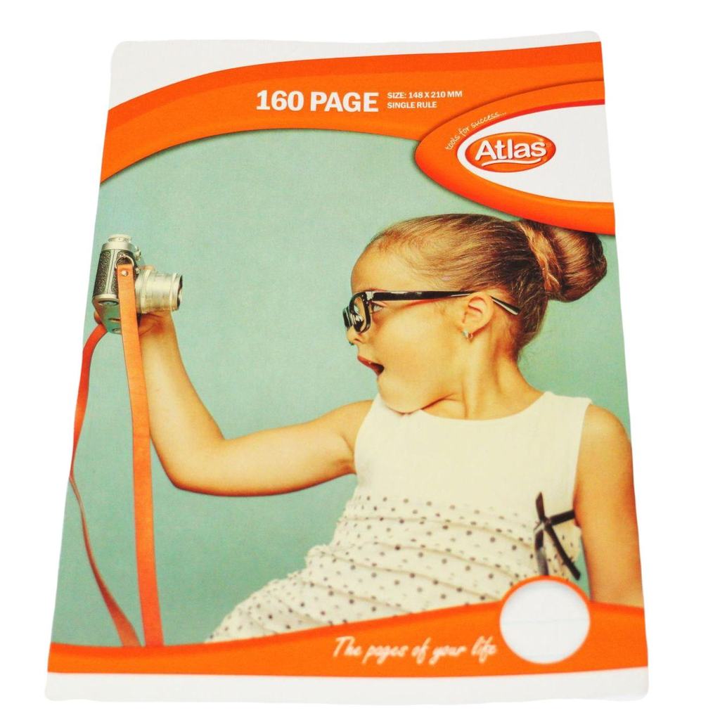 Atlas Exercise Single Ruled Book – 160 Pages - Jungle.lk