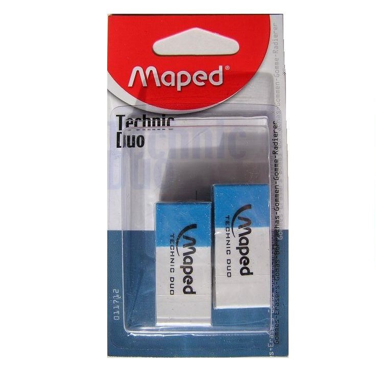 Maped Eraser Technic Duo Blister Pack Junglelk