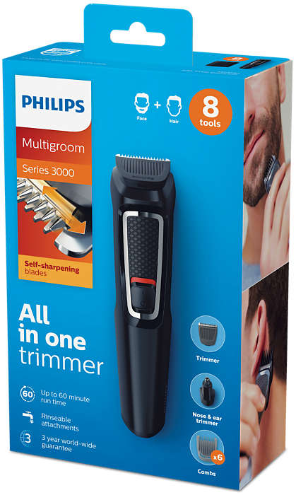 Philips 8-in-1 Multi Grooming Trimmer Kit - MG3730 - Jungle.lk
