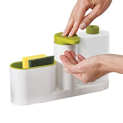 Sink Tidy Set 3 Piece With Refillable Soap Pump and Liquid Bottle 200 ...