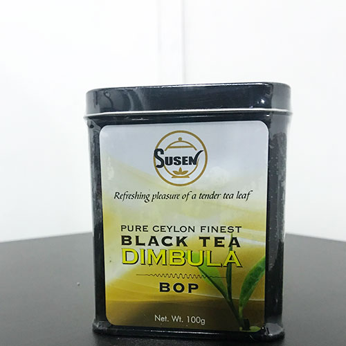 Susen Pure Ceylon Dimbula Black Tea 100g Tin - Jungle.lk