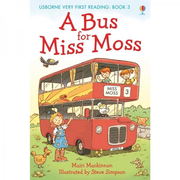 Usborne Very First Reading: Book 3 - A Bus For Miss Moss - Mairi ...