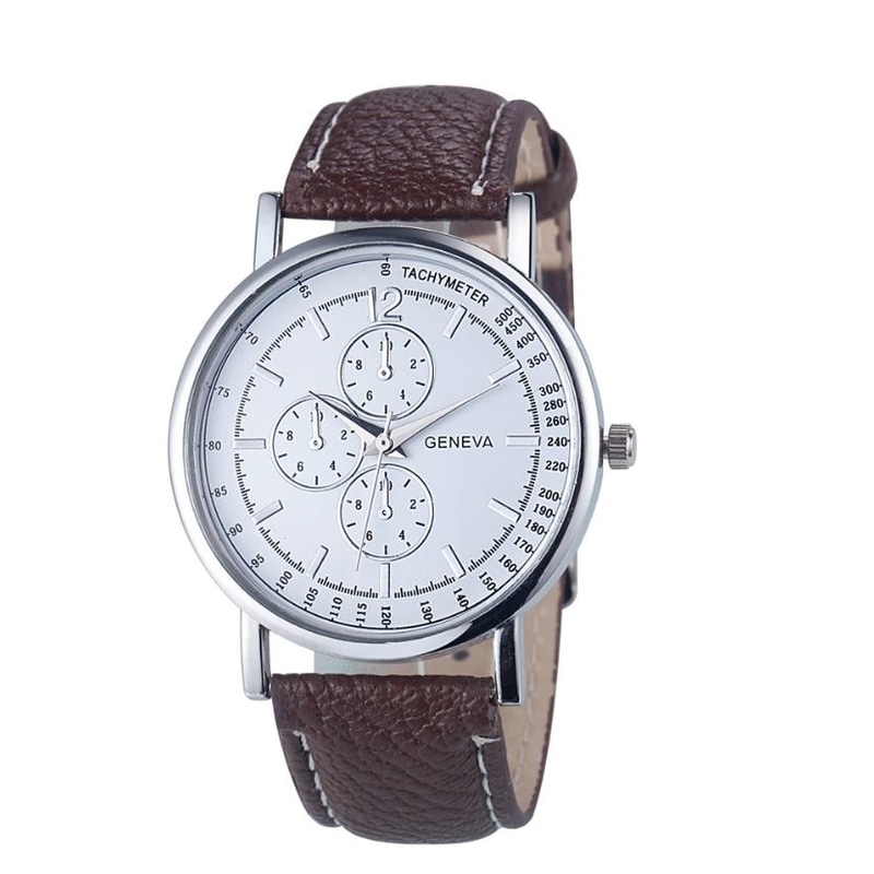 Geneva Analog Quartz Mens Watch - Jungle.lk