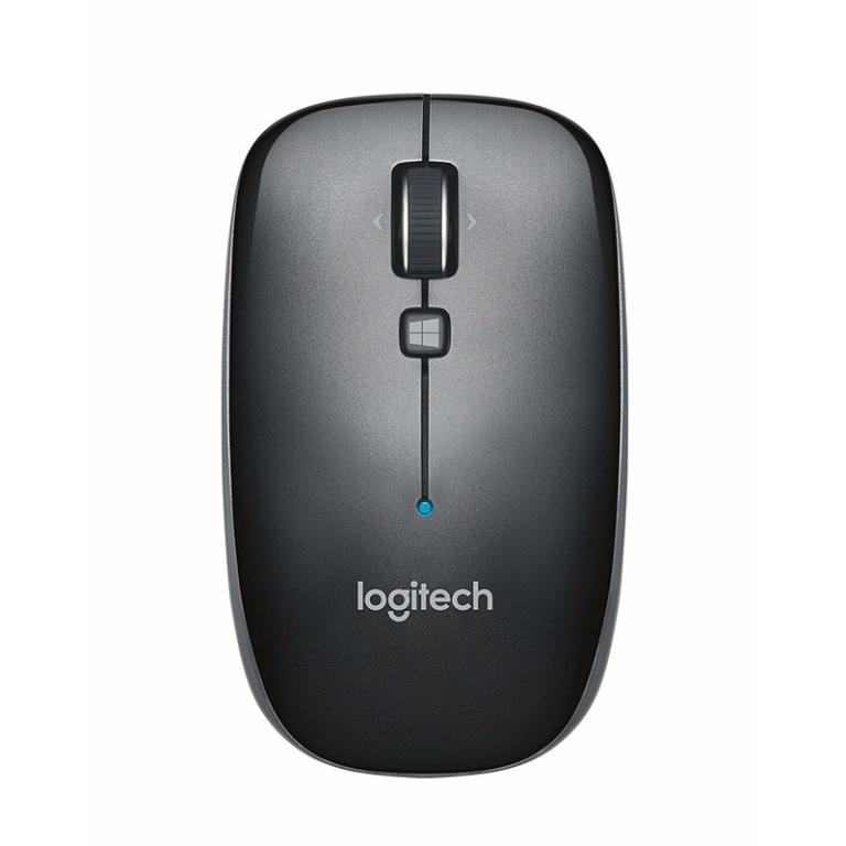 Logitech M557 Bluetooth Wireless Optical Mouse - Black - Jungle.lk