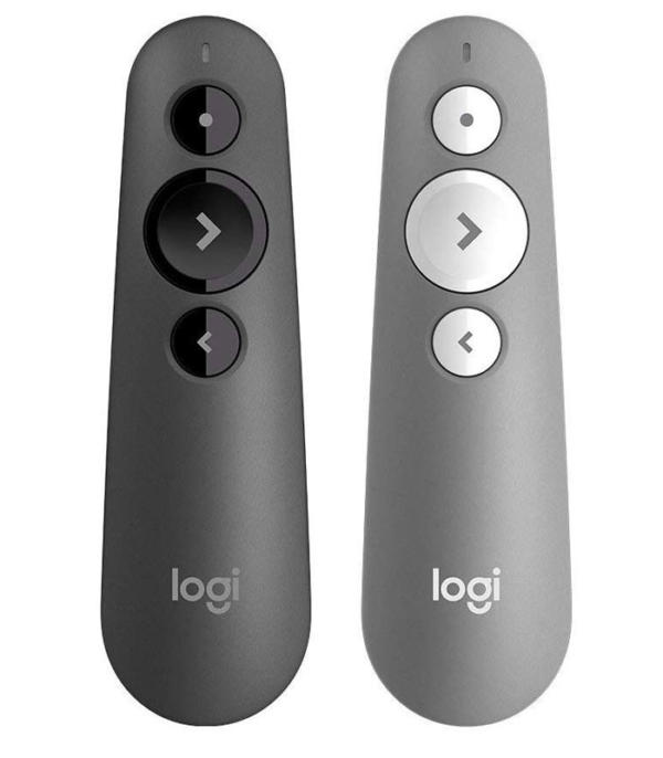 Logitech R500 Laser Presentation Remote Clicker with Dual Connectivity ...