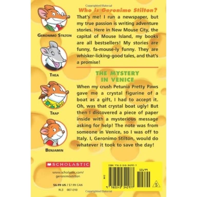 Geronimo Stilton - 48 : The Mystery In Venice - Jungle.lk
