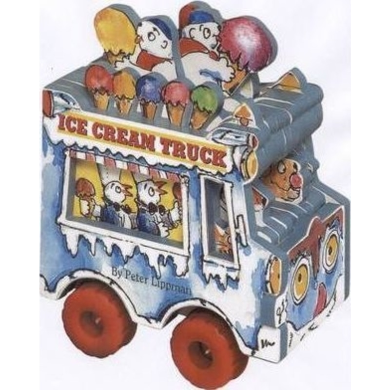 Mini Wheels Books : The Ice Cream Truck Board book - Jungle.lk