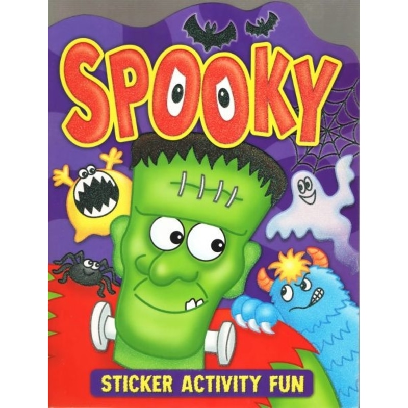 Spooky Sticker Activity Fun Book 1 (Purple) - Jungle.lk