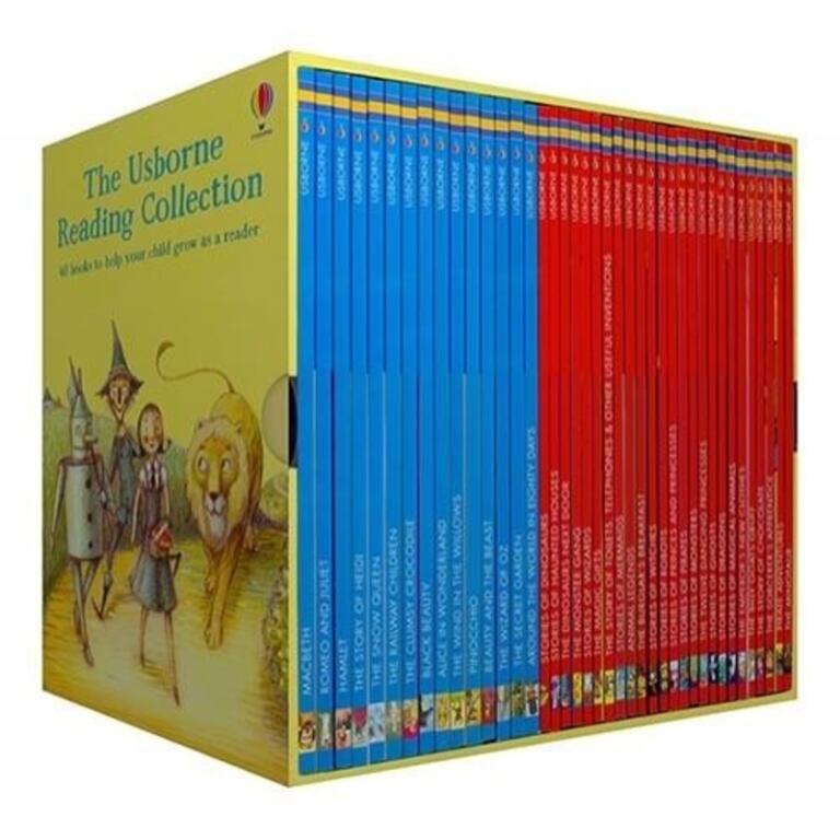 Usborne Reading Library - Young Readers Collection 40 Books Box Set ...