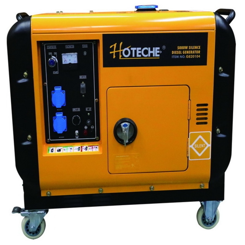 Hoteche 4500W, 418CC Silence Diesel Generator - G820104 - Jungle.lk