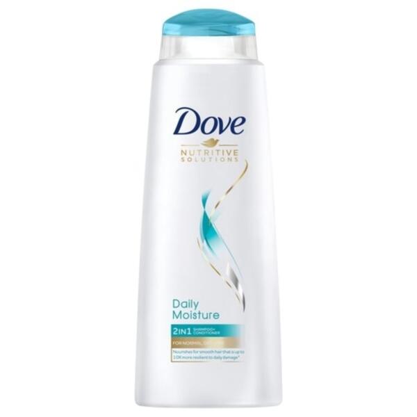 Dove Daily Moisture 2 in 1 Shampoo & Conditioner 400ml - Jungle.lk