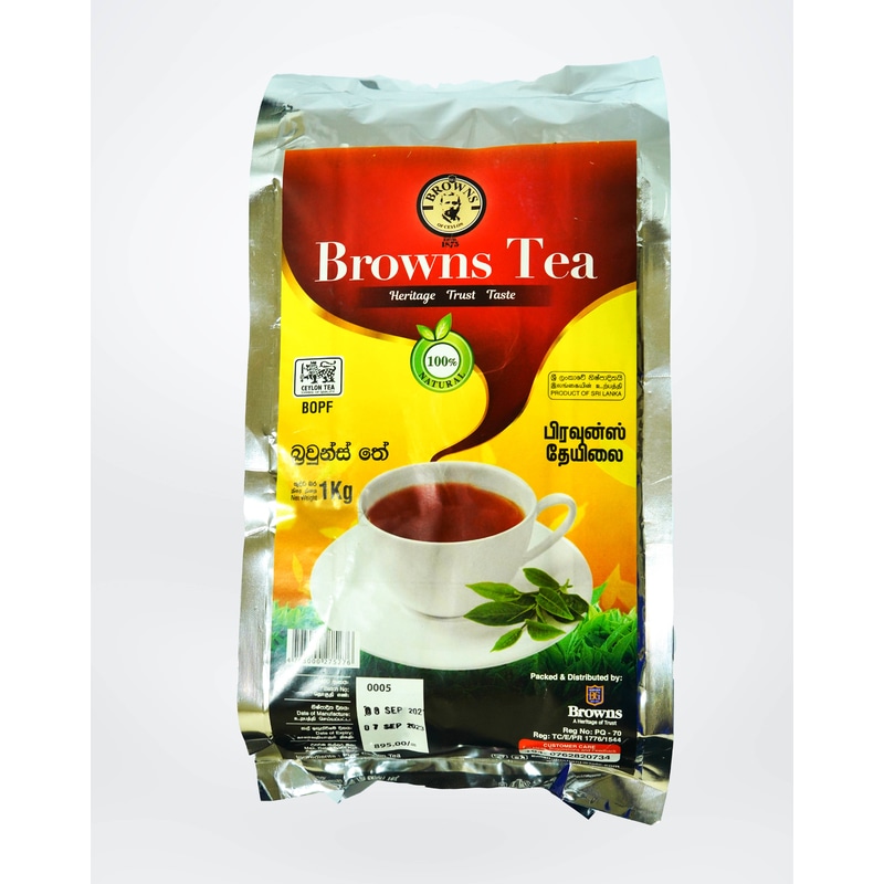 Browns Ceylon Black Tea - 1Kg - Jungle.lk