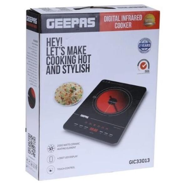Geepas 2000W Digital Infrared Cooker With Touch Controls - GIC33013 ...