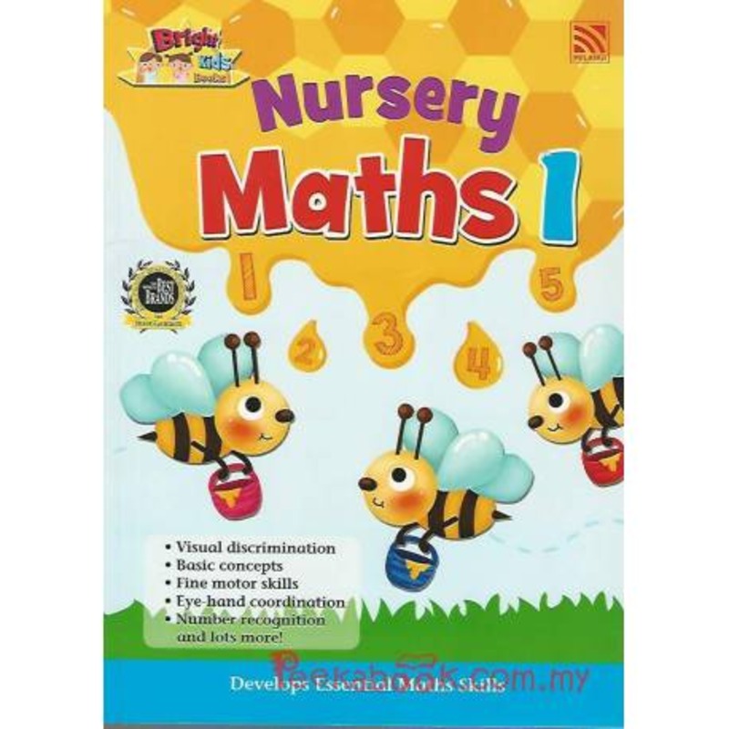 Bright Kids Books - Nursery Maths K1 - Jungle.lk