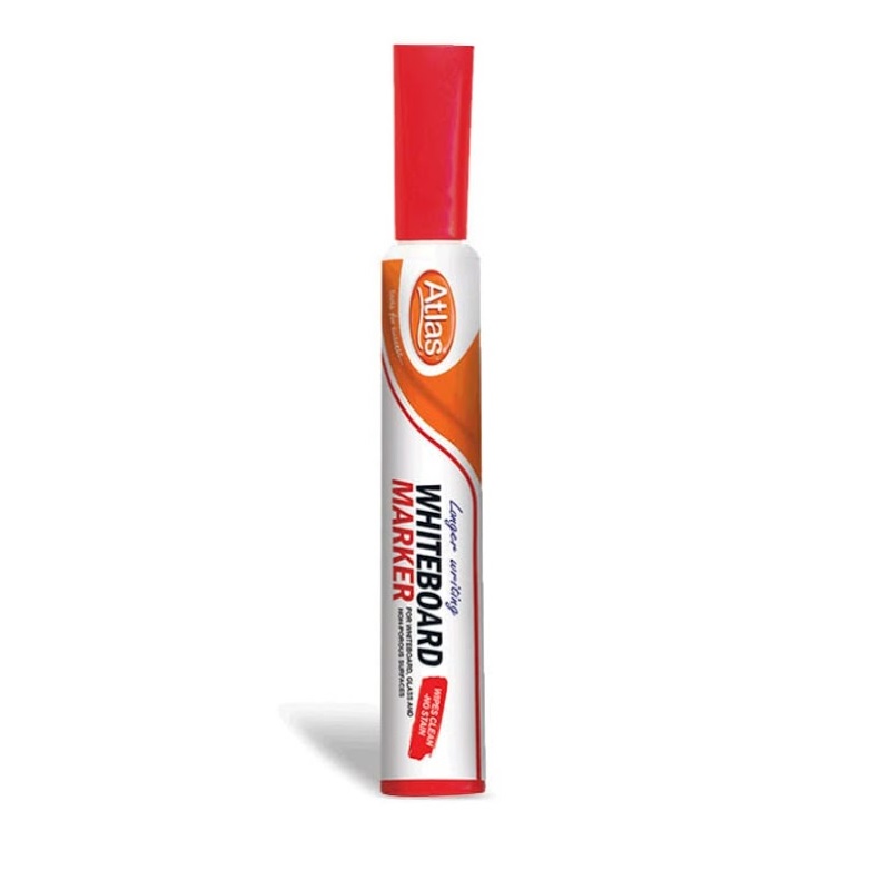 Atlas Whiteboard Marker Pen - Red - Jungle.lk
