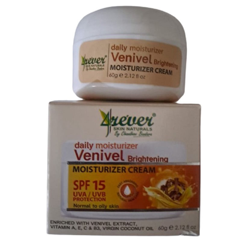 4Rever Daily Moisturizer Venivel Brightening Moisturizing Cream 60g ...