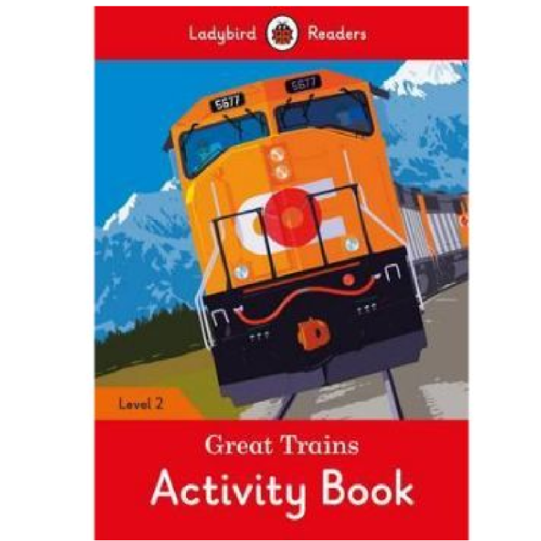 Ladybird Readers Level 2 - Great Trains Activity Book - Jungle.lk