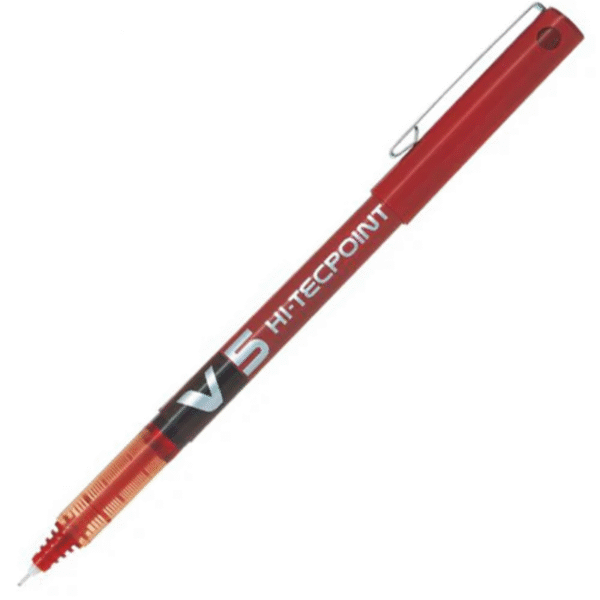 Pilot BX-V5 Hi-Tecpoint V 0.5 Pen Red - Jungle.lk